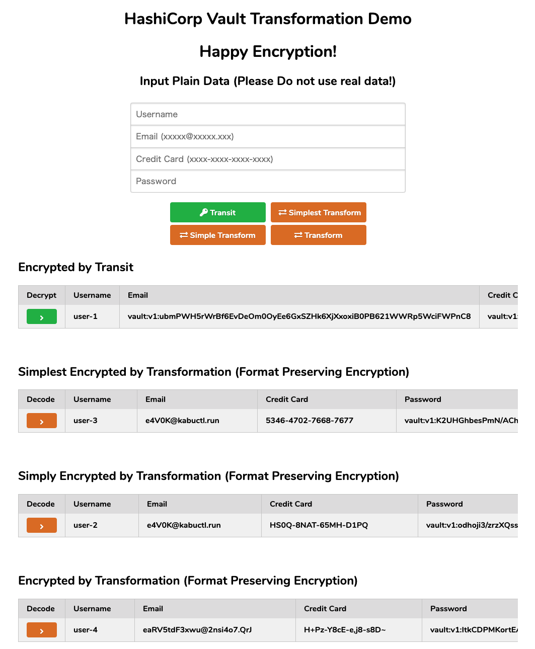 GitHub - tkaburagi/vault-transformation-demo